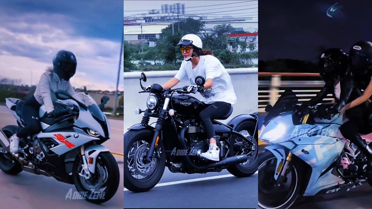 Biker girl's #10 | tik tok trending | Adibe Zeme - YouTube