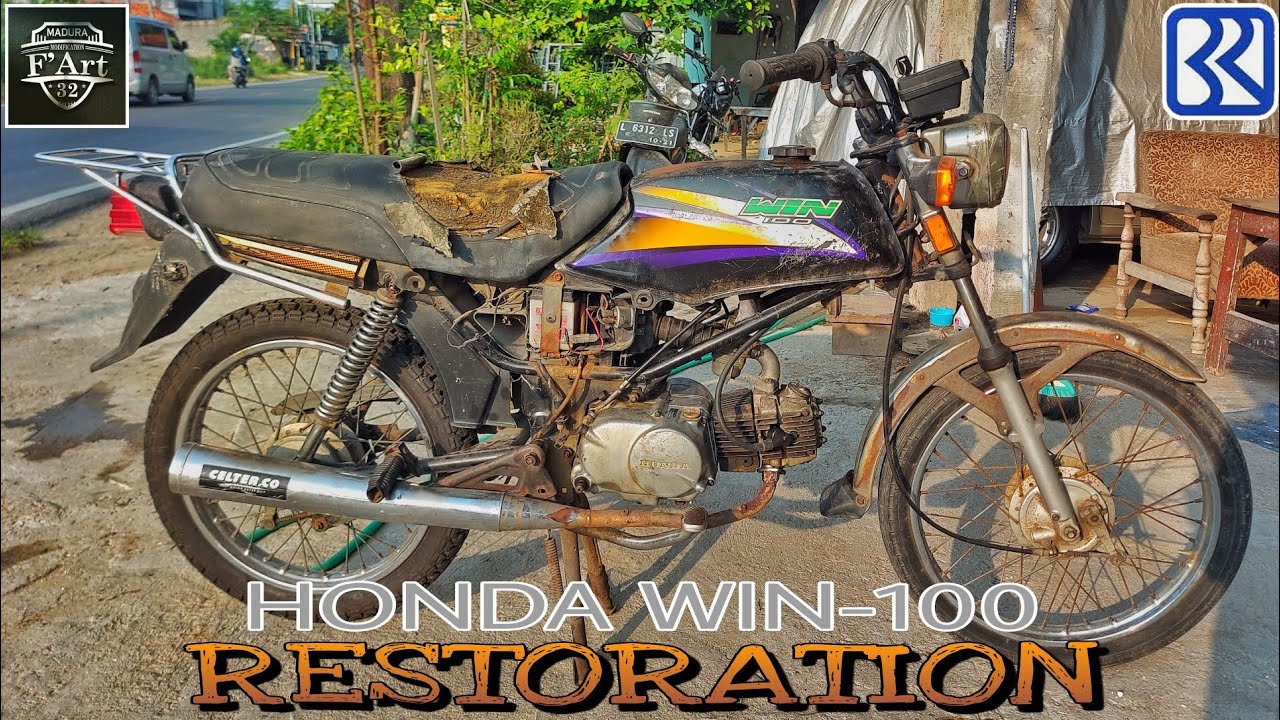 HONDA WIN 100 RESTORATION ‼️ RESTORASI DAN REPARASI 3 HONDA WIN 100 ...