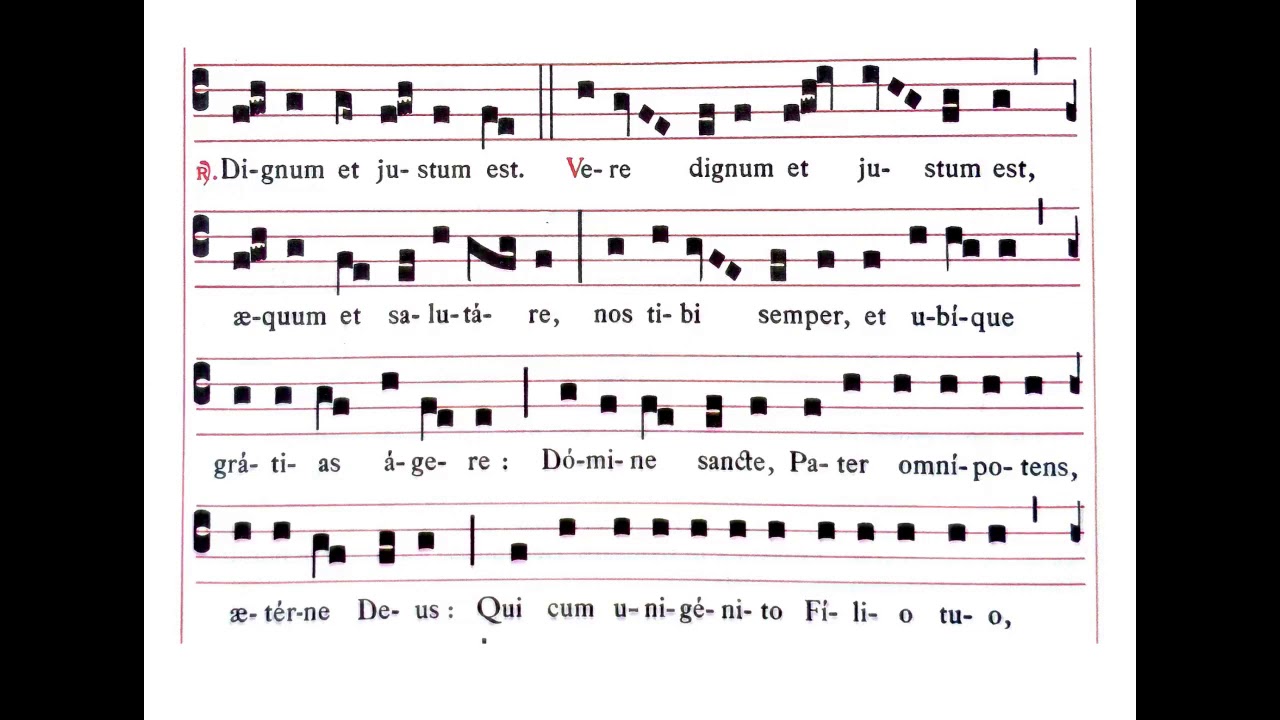 More Solemn Preface of the Most Holy Trinity - YouTube