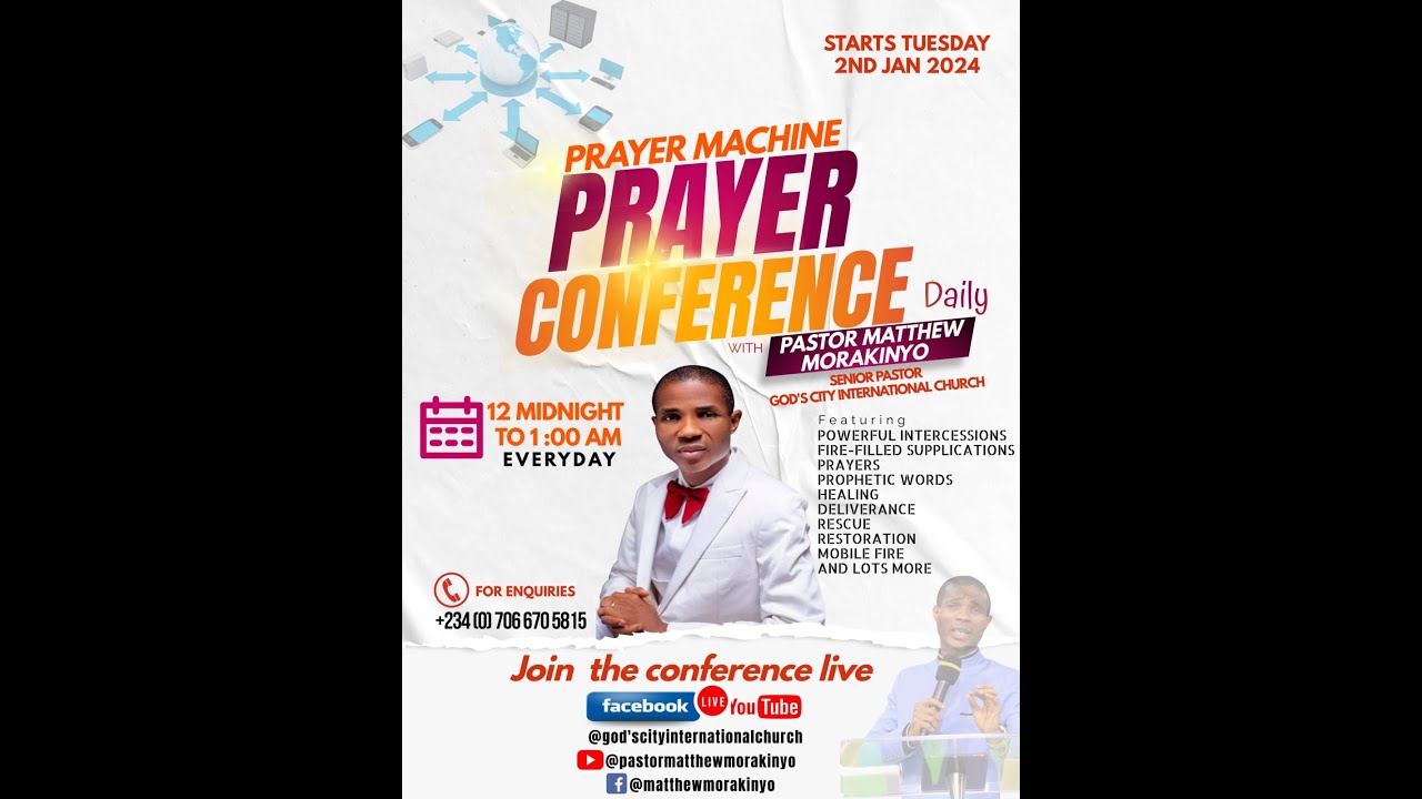 PRAYER MACHINE (PRAYER CONFERENCE) | 7TH JULY, 2024 - YouTube