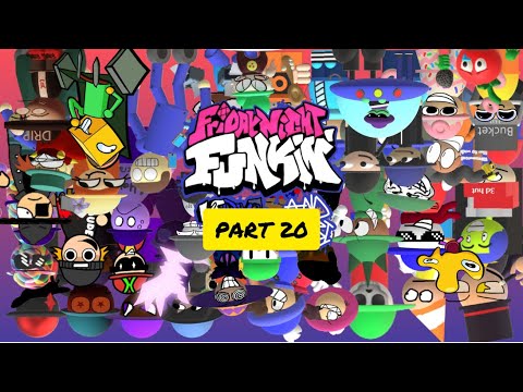 FNF vs Dave and Bambi ALL Characters Name PART 20 | Dimensional Deep ...