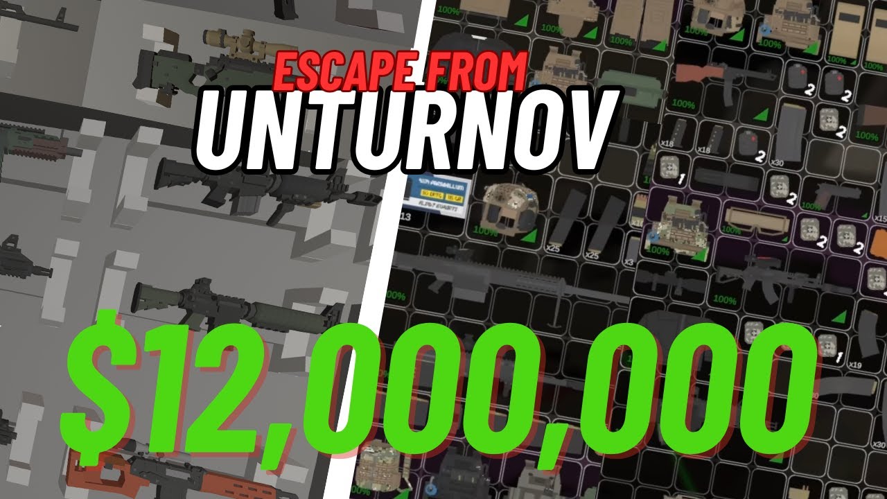 THE $12 MILLION INSANE LOOT RUN (Escape From Unturnov #2) - YouTube