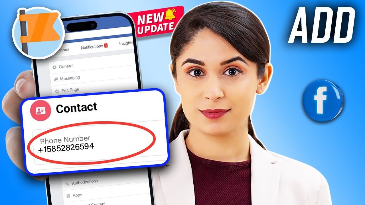 How To Add A Phone Number To Your Facebook Page [ Simple ways ] - YouTube