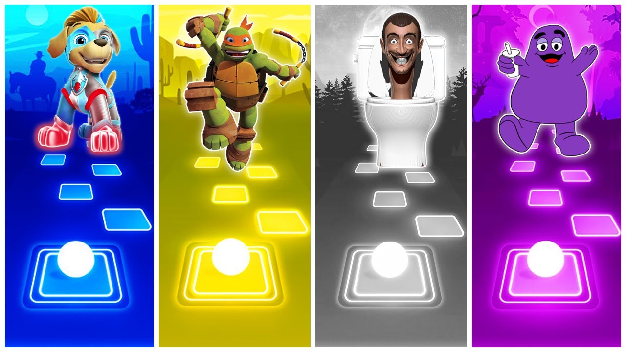 Mighty Paw Patrol 🔴 Ninja Turtle 🔴 Skibidi Toilet 🔴 Grimace MC Donald ...