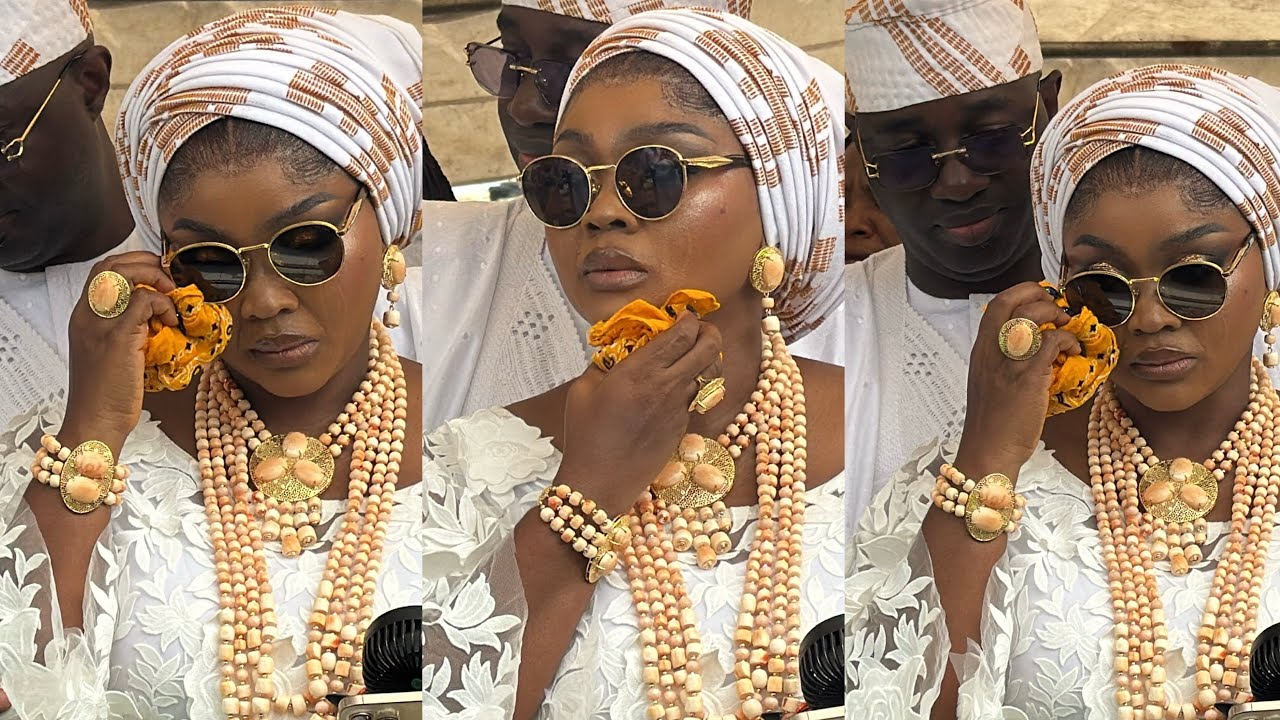 MERCY AIGBE IN TEARS AS HER MOTHER GETS LAID TO ETERNAL REST - YouTube
