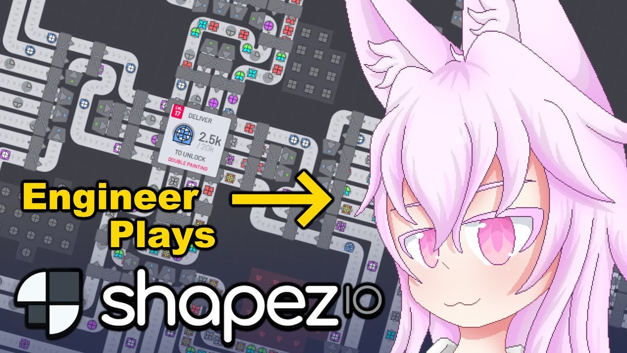 STEM student builds a needlessly complicated factory in shapez.io [🔴 ...
