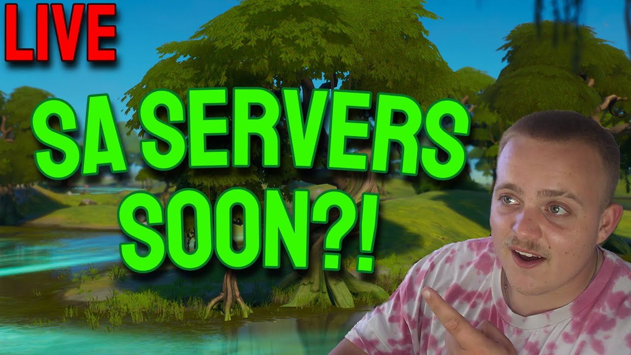 🔴SA SERVERS COMING SOON?!! | Fortnite MORNING STREAM | day 7 | !member ...