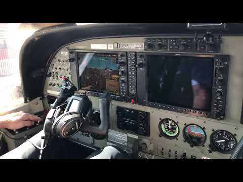 Starting the PT6 in the Cessna C208 Caravan - YouTube