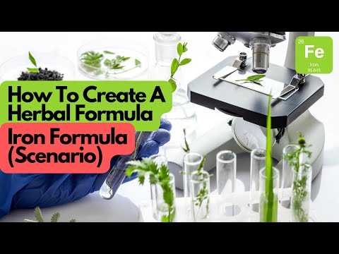 How To Create A Herbal Formula? | Herbal Iron Formula Scenario | Herbal ...