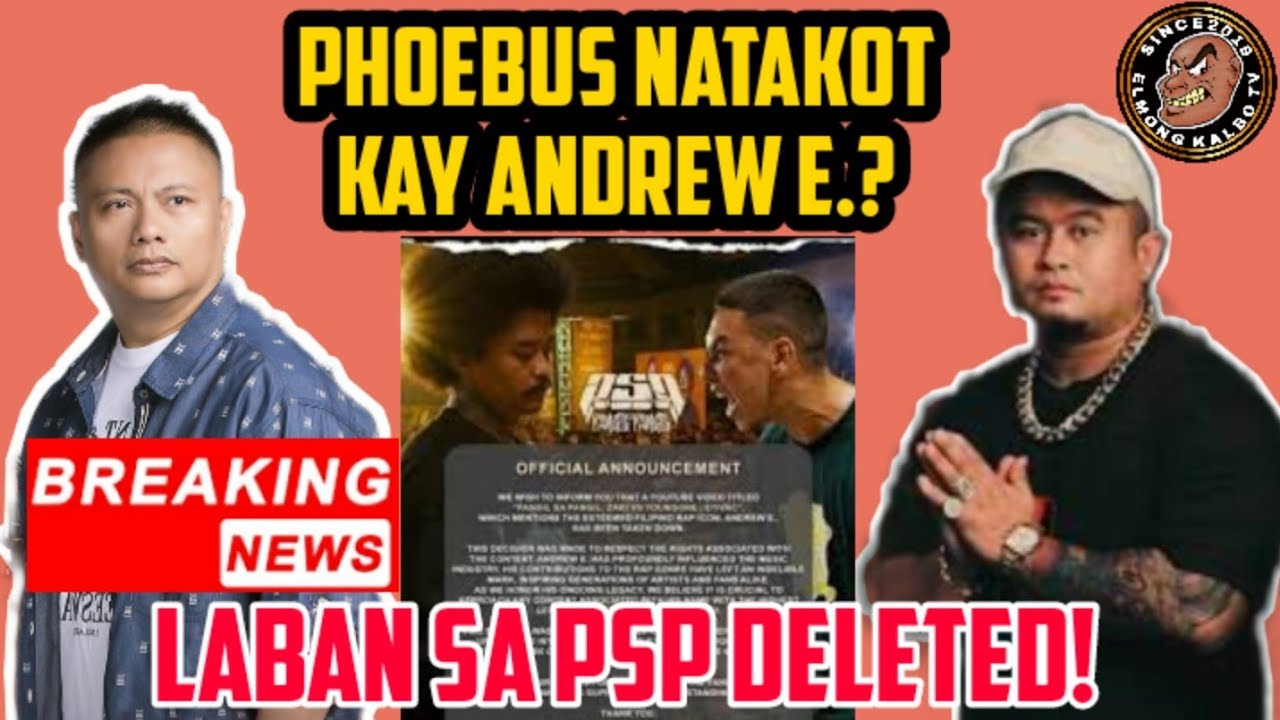 PHOEBUS ISSUE VS. ANDREW E.| LABANG ZAKI YOUNG ONE BINURA?| PSP BATTLE ...