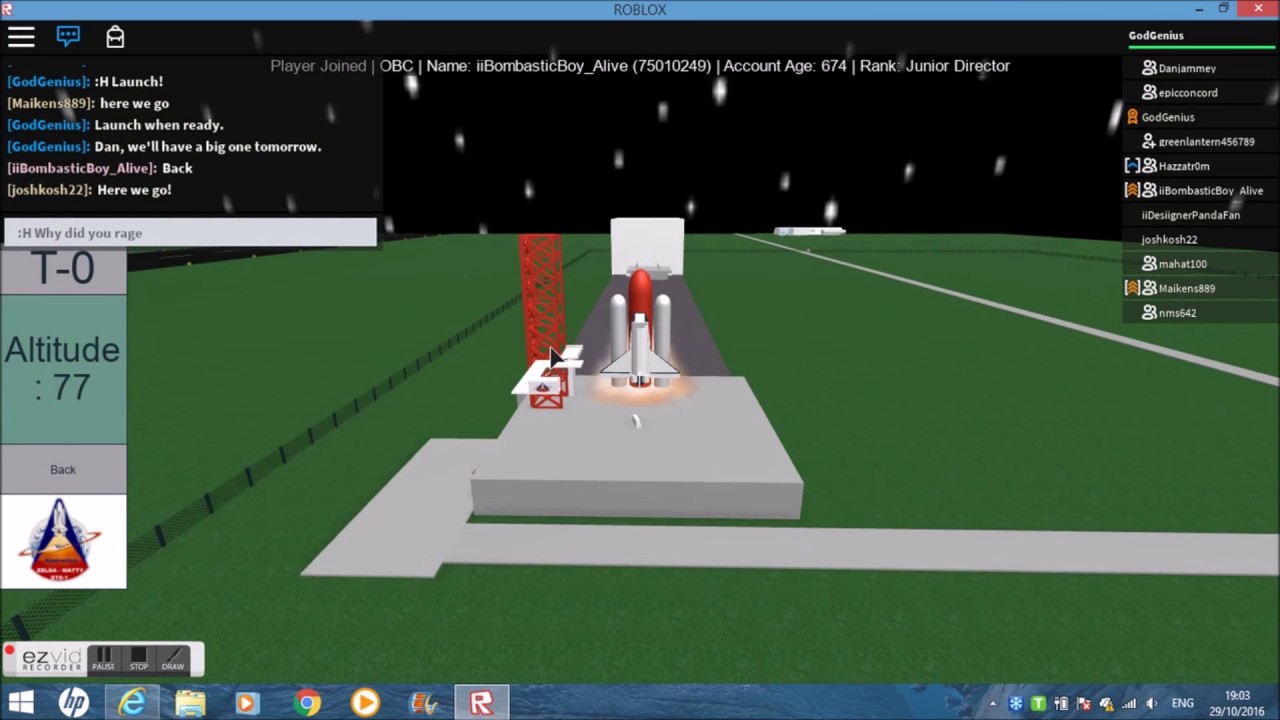 STS-103 - STS-Aspiration - ROBLOX NASA Mission - YouTube