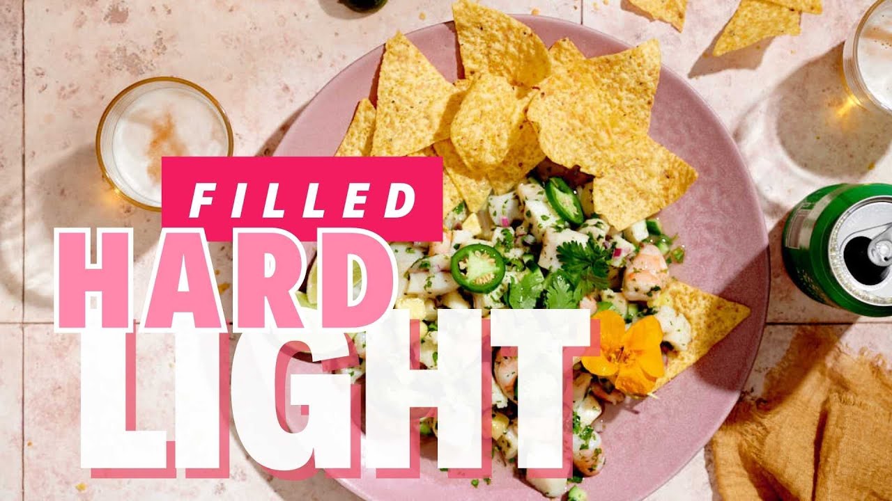 Two-Light Setup For Filled Hard Light Food Photography - YouTube