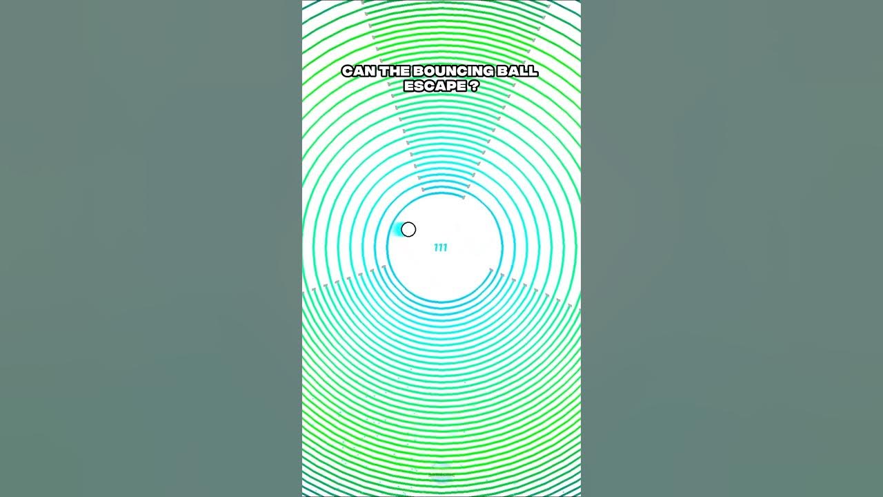 Will the bouncing ball escape? #bouncingball #bouncyball #coding # ...