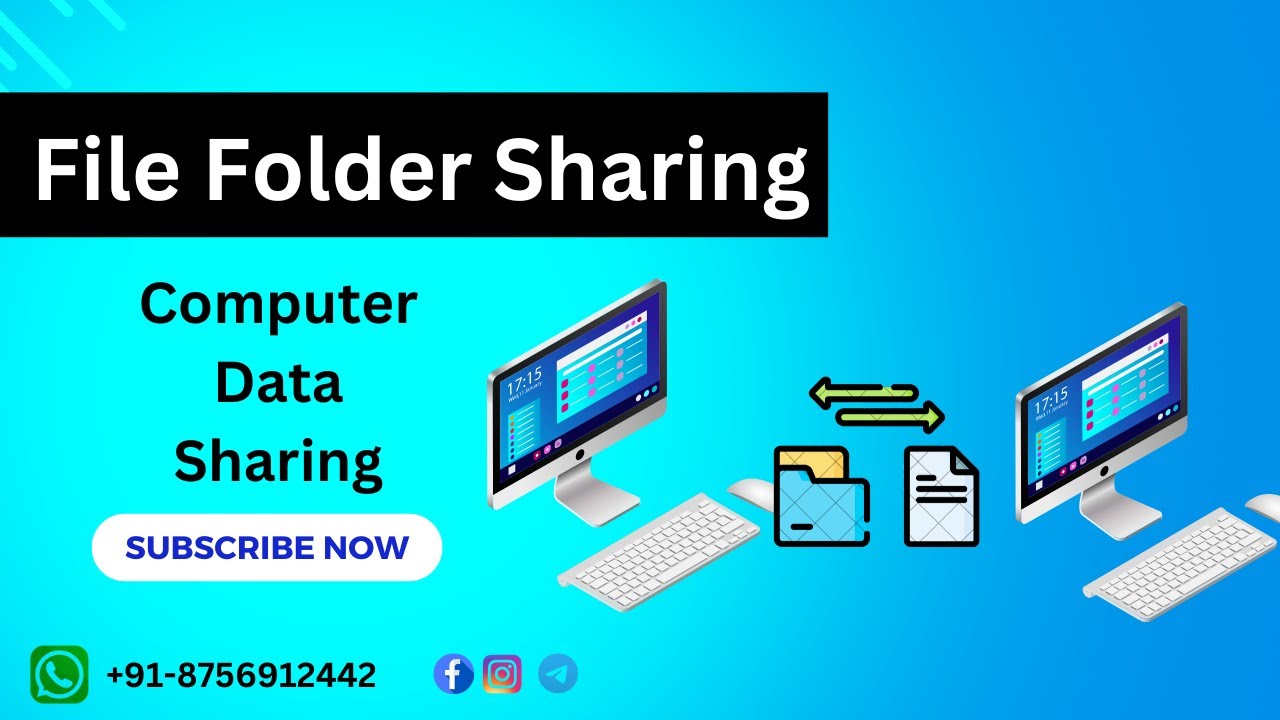 Data Sharing || File Folder Sharing || Drive Sharing and All Permissions || in Hindi - YouTube