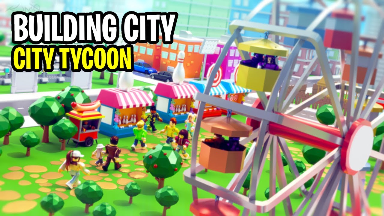 Building my CITY Roblox City Tycoon - YouTube