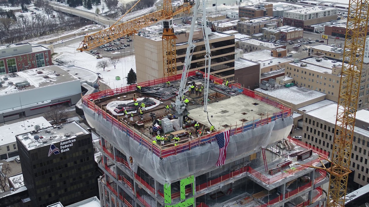 Topping Out at Block 9 - YouTube