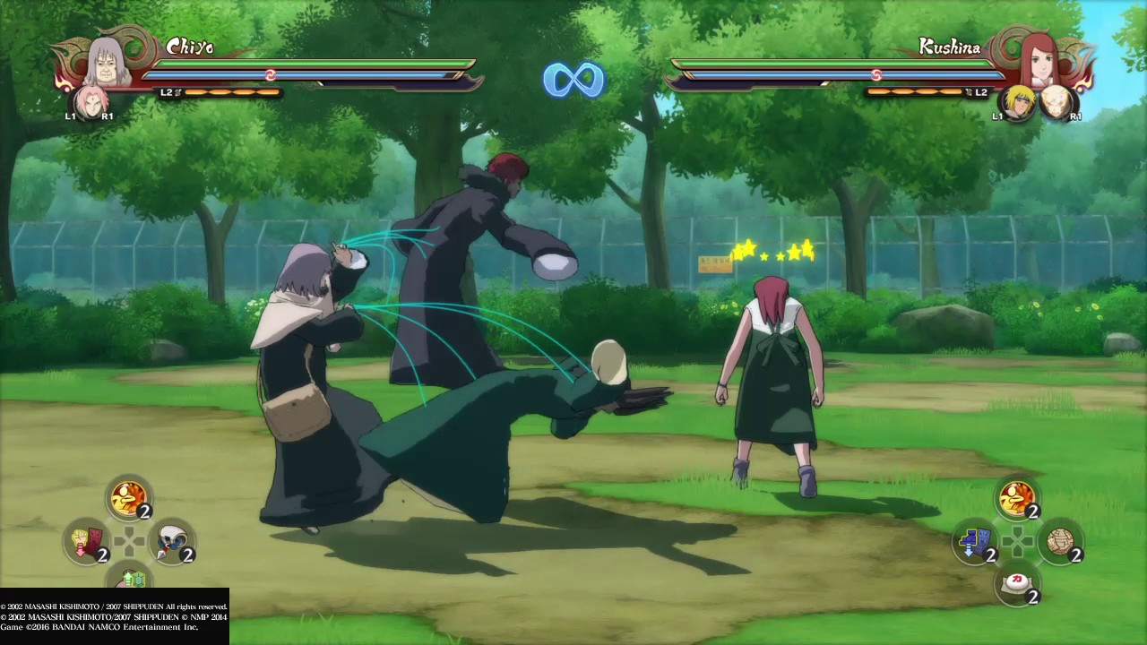 NARUTO STORM 4 Chiyo combo and combo cancels - YouTube