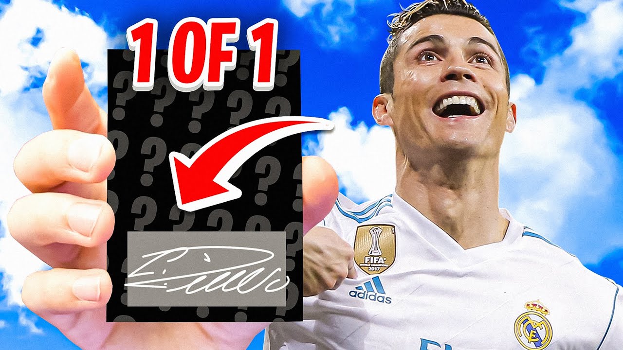 1 OF 1 RONALDO AUTOGRAPH! 😱 MY BEST PULL EVER?! - YouTube