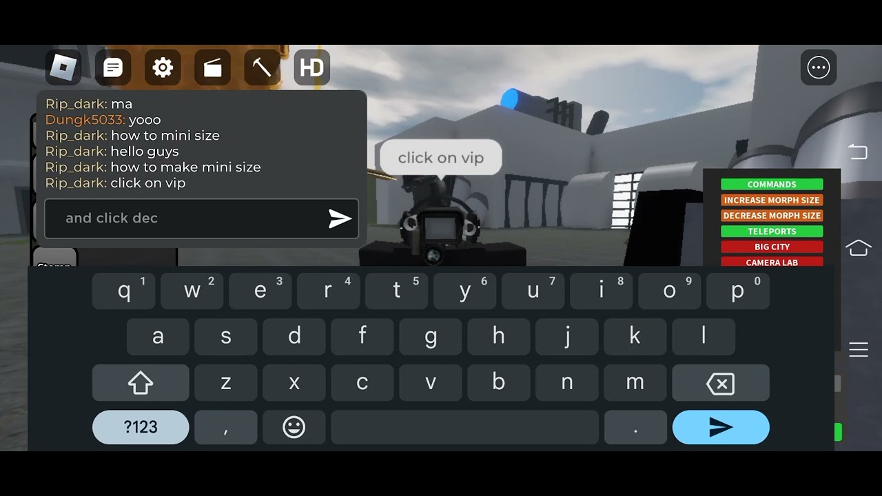how to make mini size on toilet roleplay tiny update - YouTube