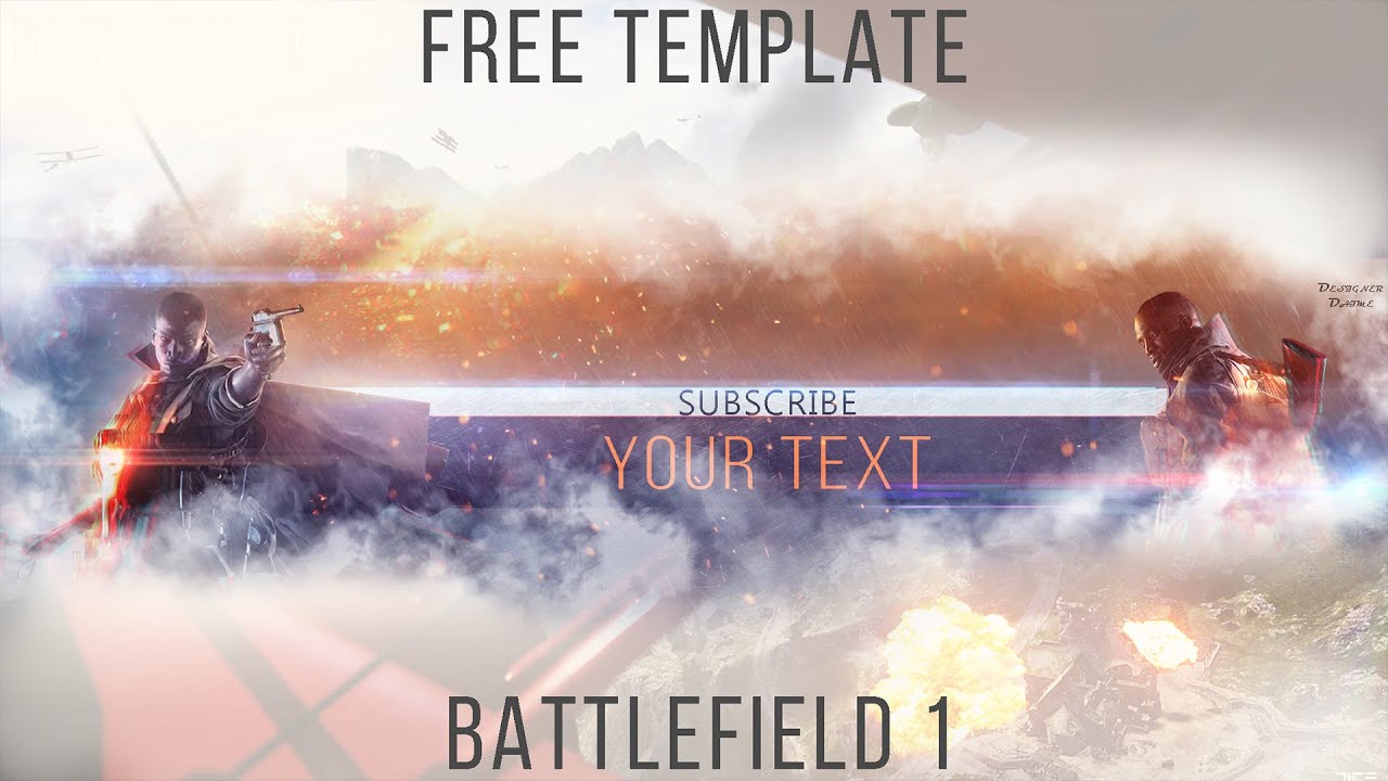 Free template - Battlefield 1 - YouTube