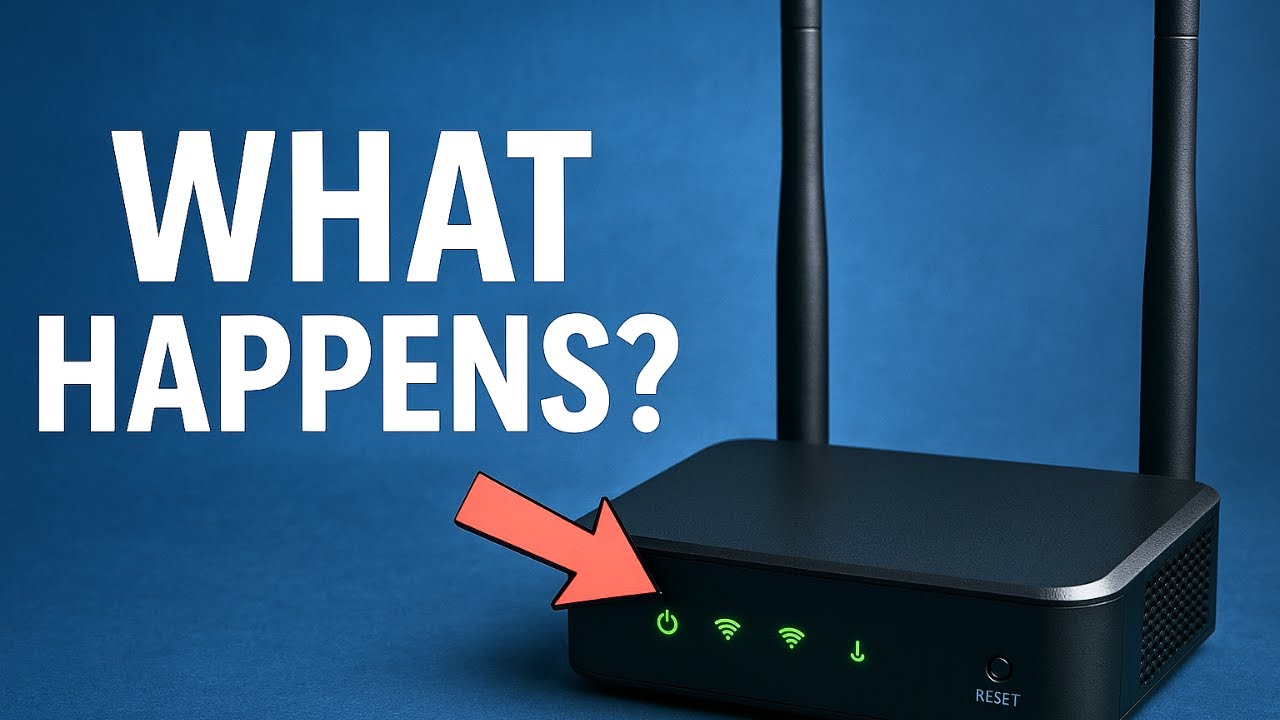 What Happens When You Press Reset Button On Router? - YouTube