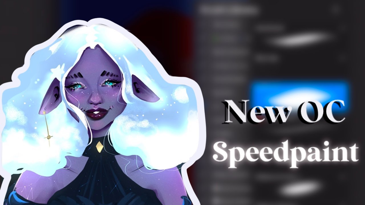 New OC?? Speedpaint with me (Procreate) - YouTube