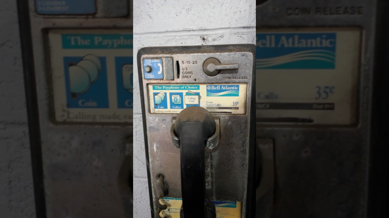 Pay phone Bell Atlantic - YouTube