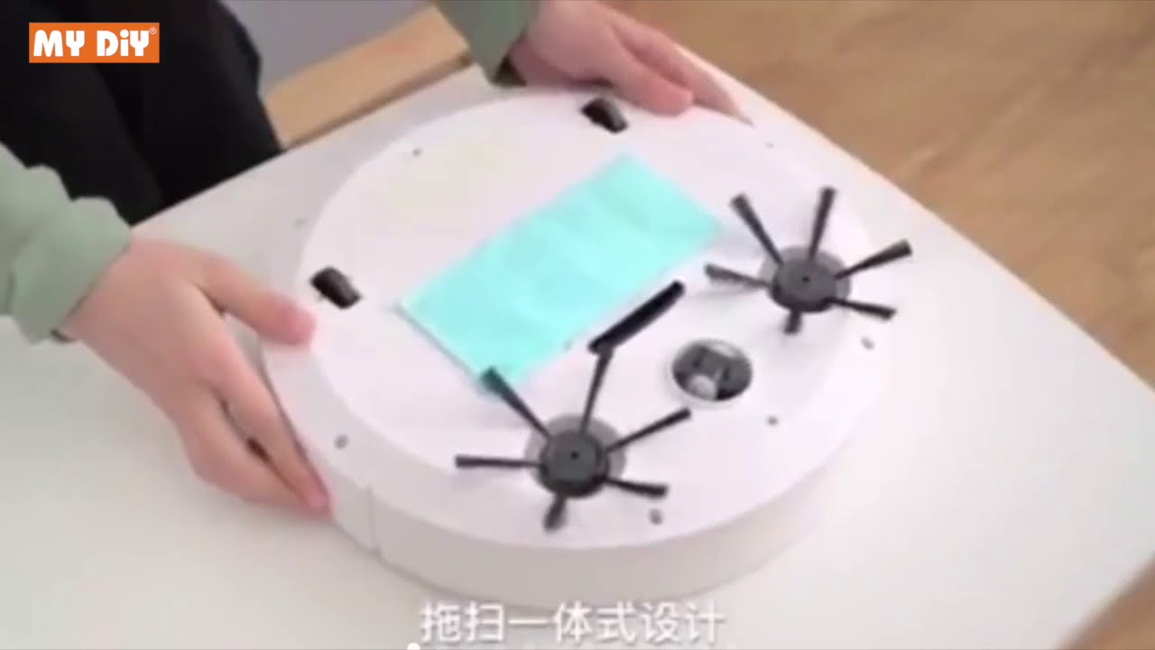 MY DIY - Rechargeable Vacuum Sweeper Robot / Robot Automatik Vakum ...