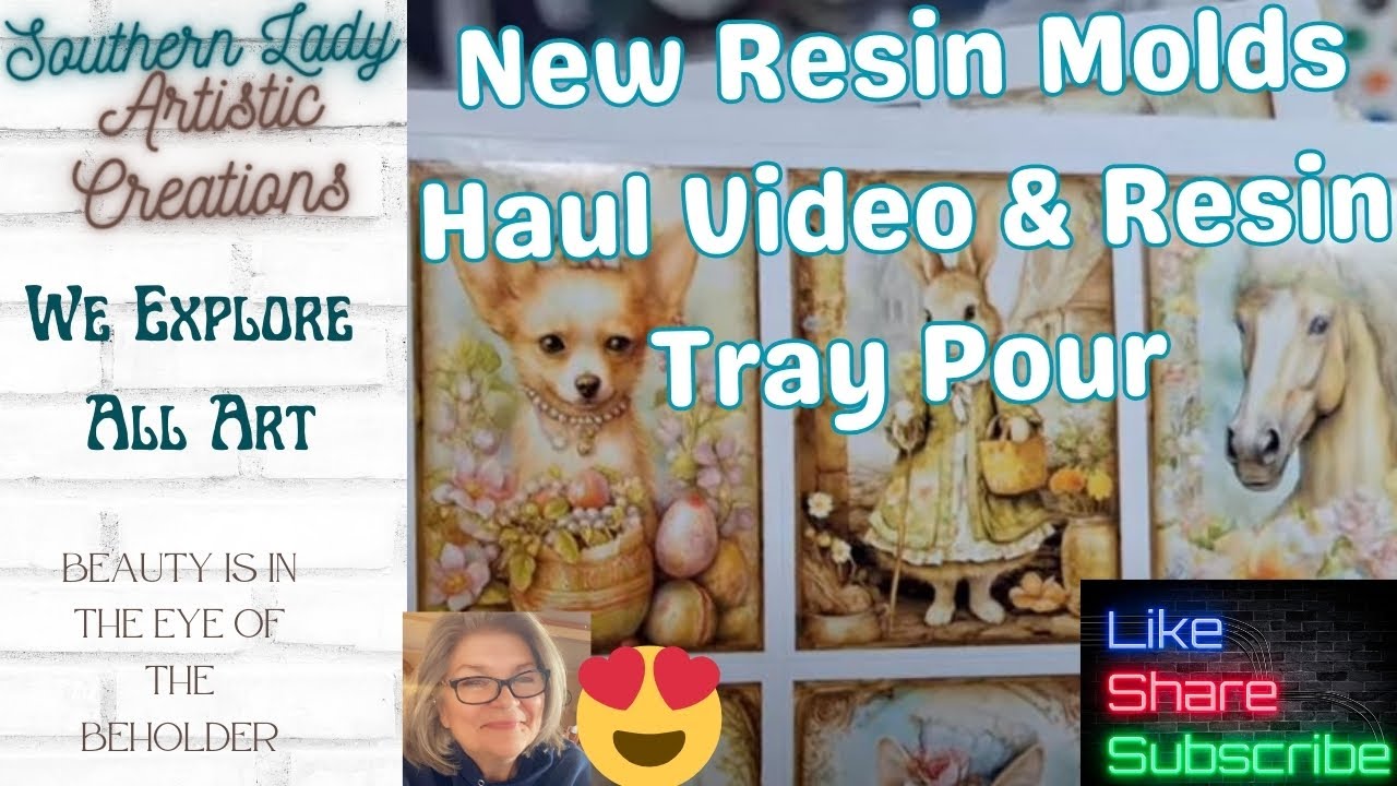 Huge TEMU Haul Video Lots of Resin Molds New Mold Resin Pour Tree of ...