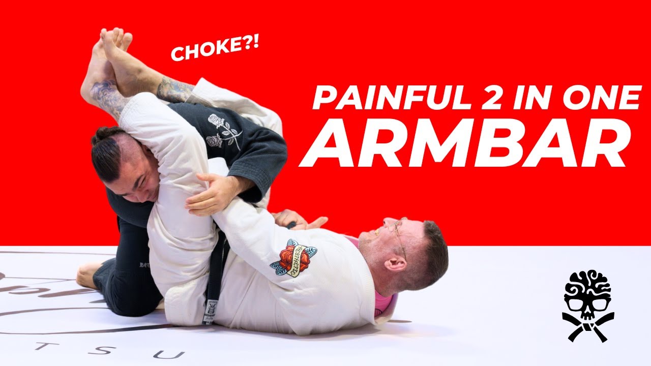 How to ARMBAR from CLOSED GUARD for beginners - 2 in 1 Armbar for ...