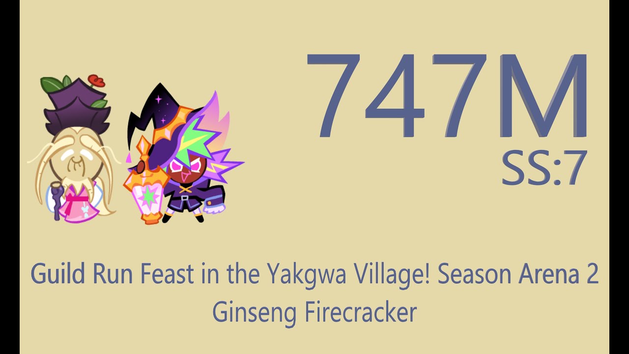 CROB Guild Run Feast in the Yakgwa Village! Season Arena 2 747M | Jinx ...