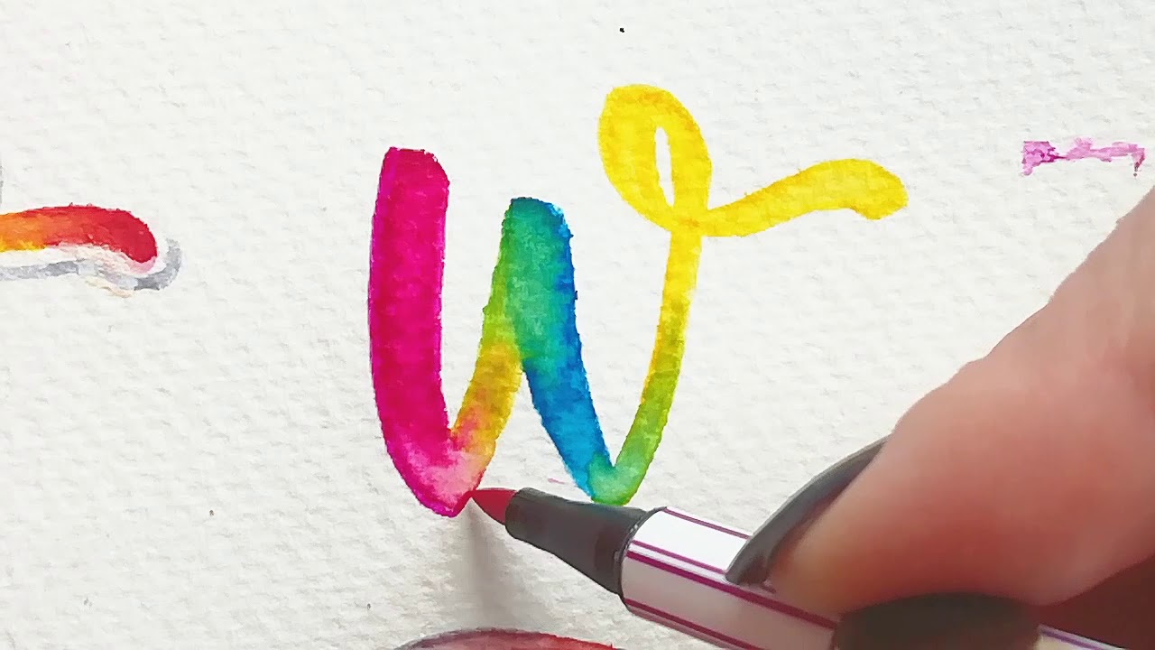 Lettering Practice Stabilo Brush Pens #lettering #calligraphy # ...