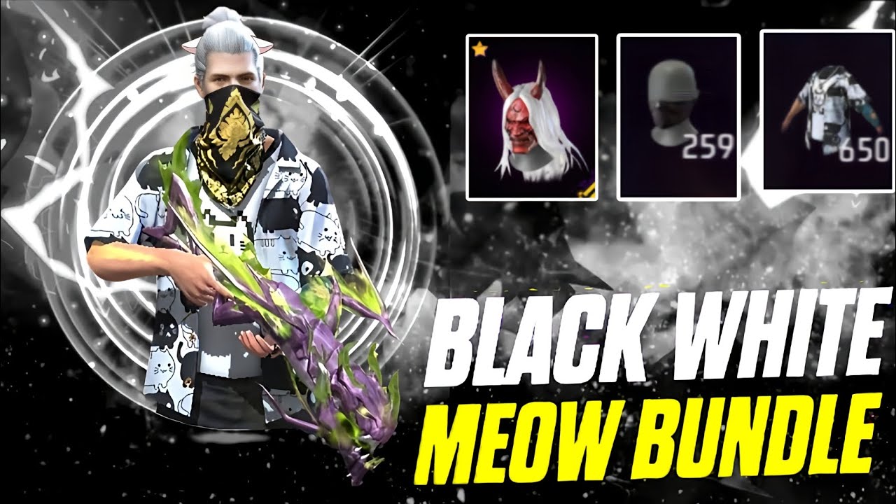TOP 15 BEST DRESS COMBINATION WITH BLACK WHITE MEOW BUNDLE 😌 - YouTube