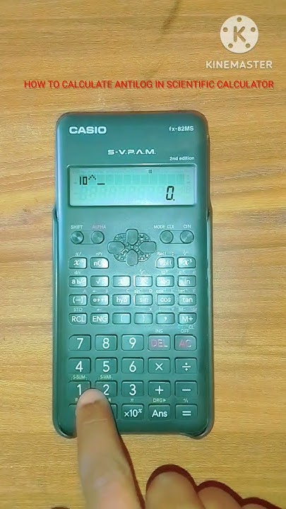 How to find Antilog in scientific calculator #shorts #trick - YouTube