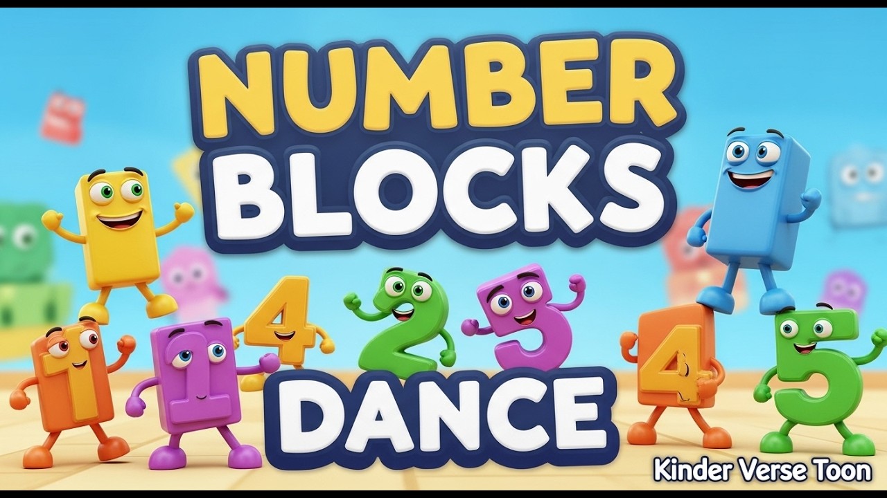 Number Blocks Dance 🔢💃 | Learn to Count 1–20 | Fun Counting Animation ...