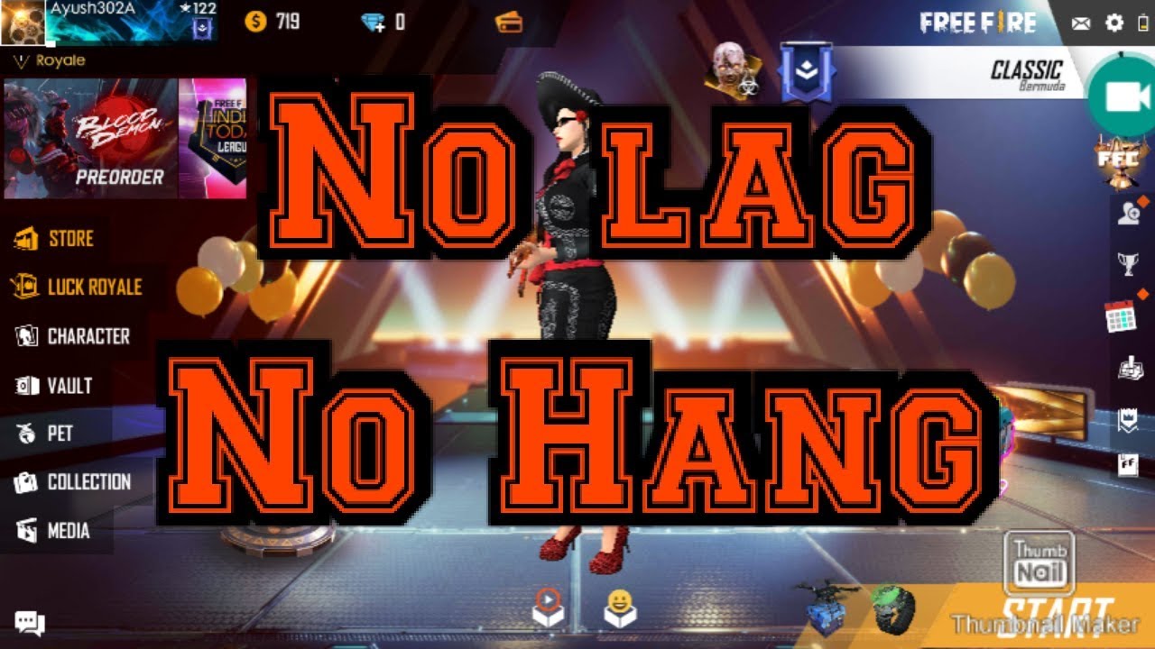 No lag No Hang 100℅ The game will run smoothly 😱 - YouTube