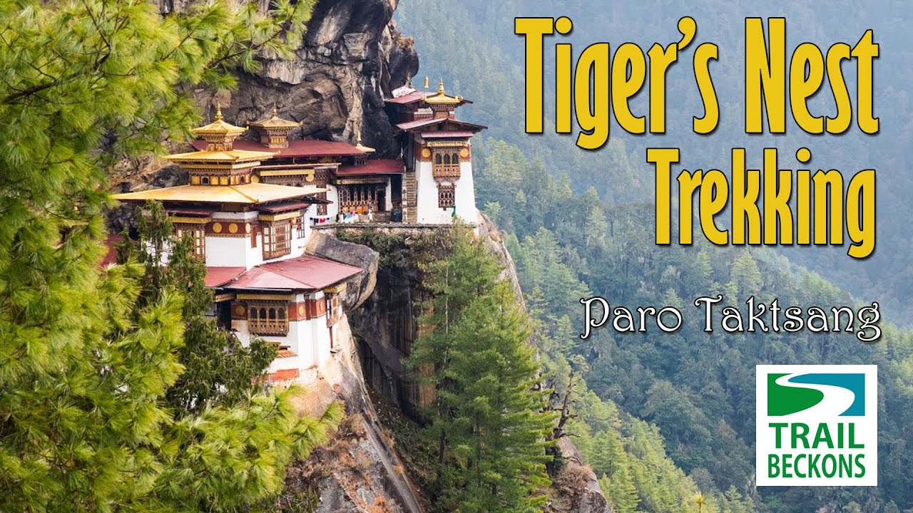 Trek to Tiger's Nest (Paro Taktsang Gompa) - YouTube