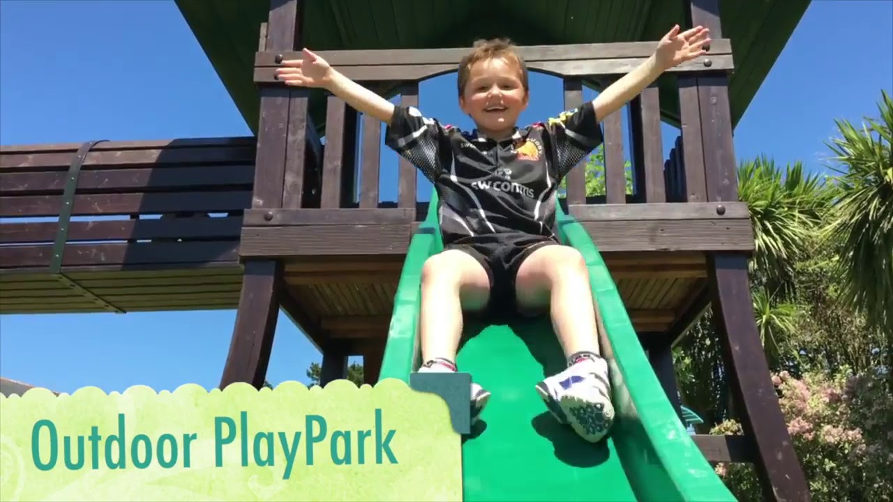 Monkey Tree Holiday Park near Newquay Cornwall - YouTube