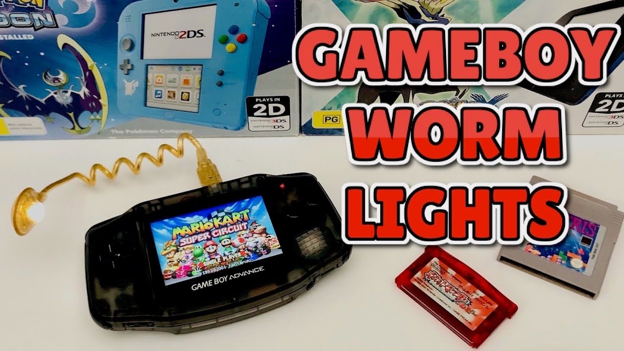 Gameboy Color & Advance Worm Lights #gameboy #nintendo #gameboyadvance ...