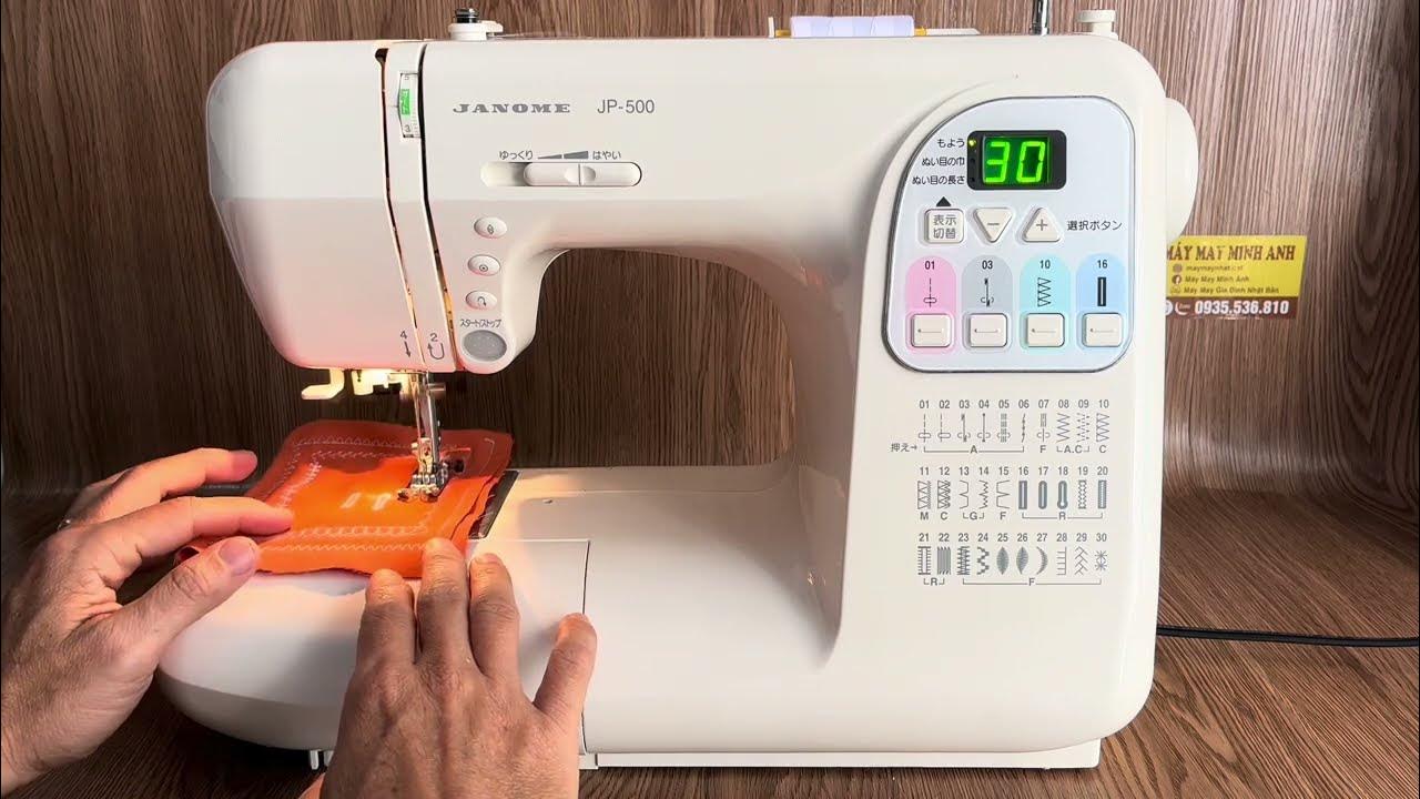 Janome jp-500 - YouTube