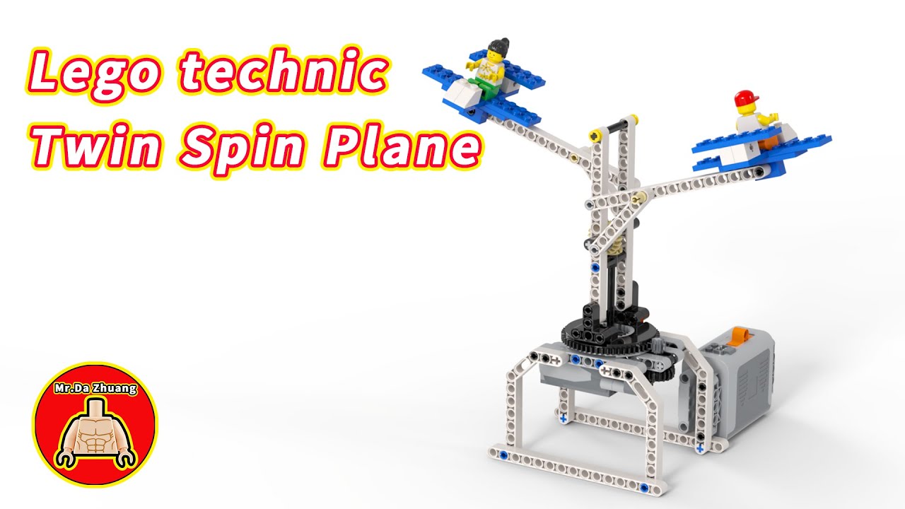 Lego technic Twin Spin Plane - YouTube