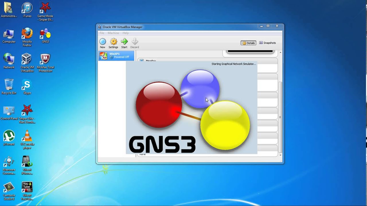 GNS3 & Virtualbox - YouTube