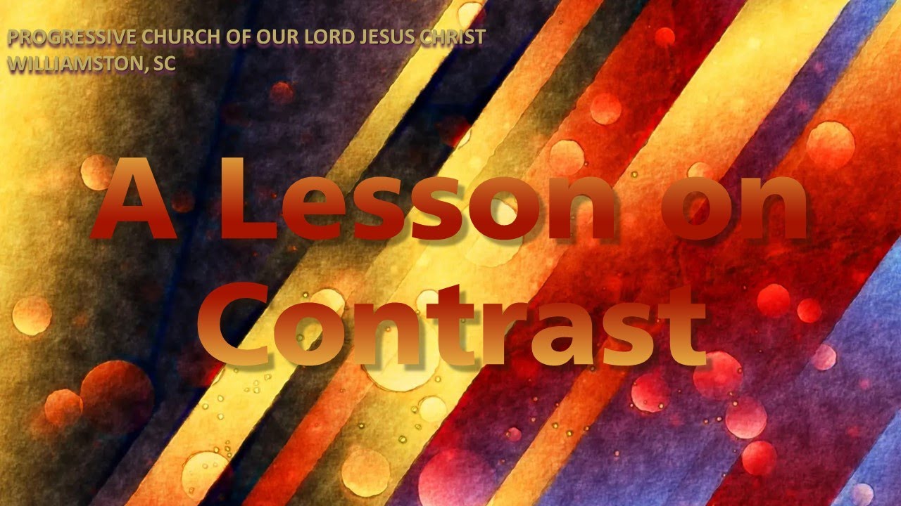 A Lesson on Contrast - YouTube