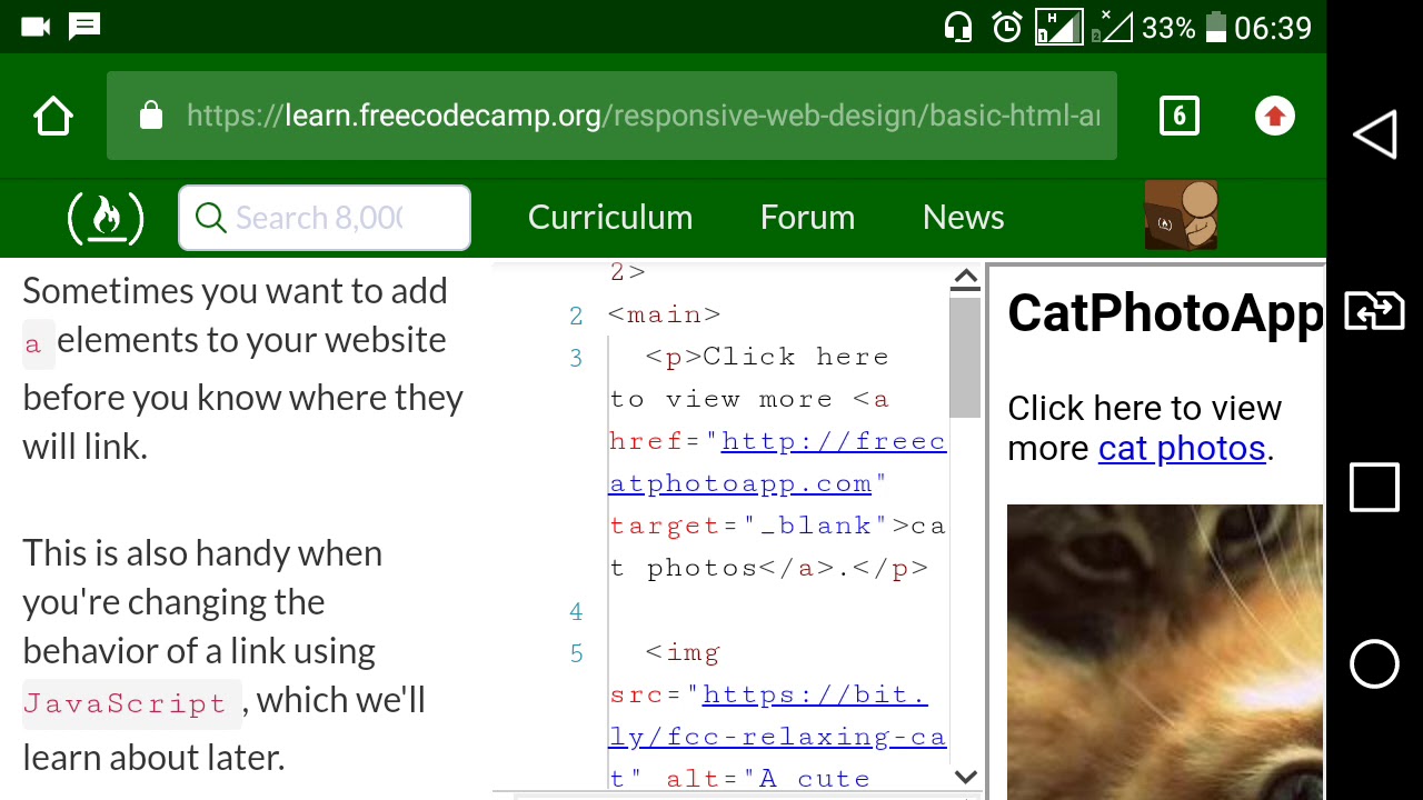 Basic HTML and HTML5 [part13]: Make Dead Links Using the Hash Symbol ...