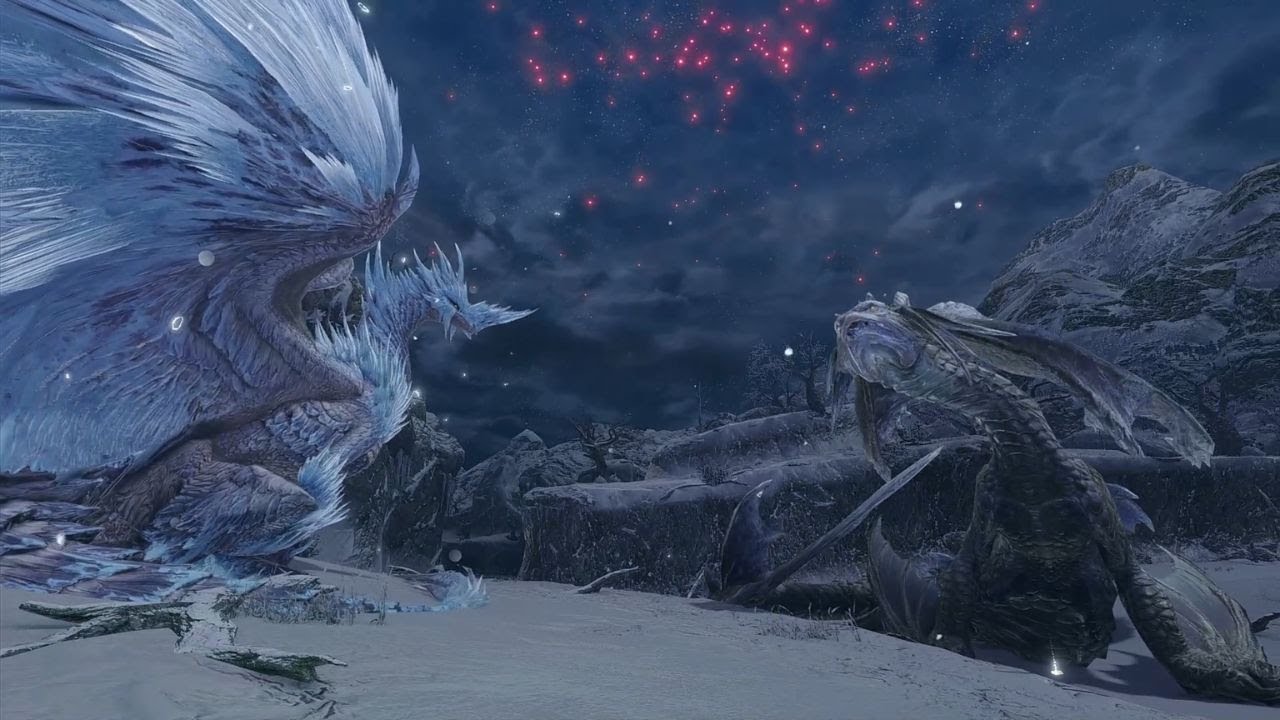 Velkhana Watching Aurora Somnacanth Singing - MH Rise Sunbreak - YouTube