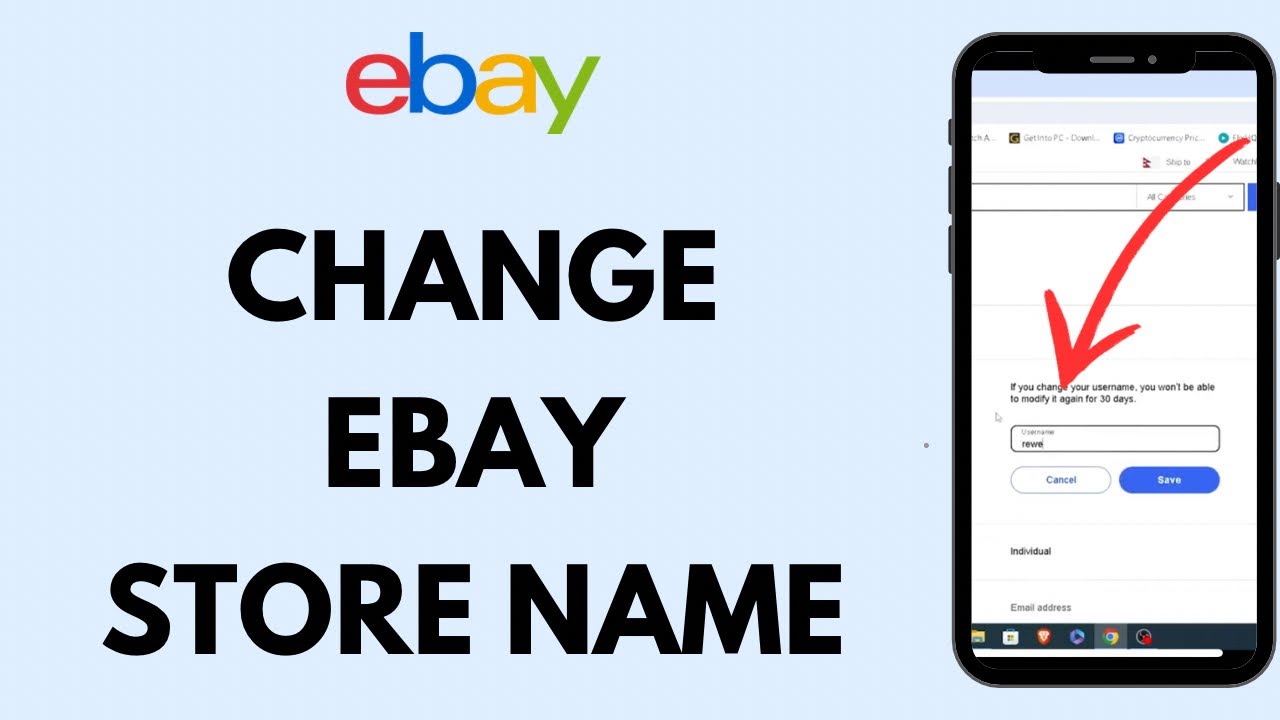 How to Change eBay Store Name (2024) - YouTube