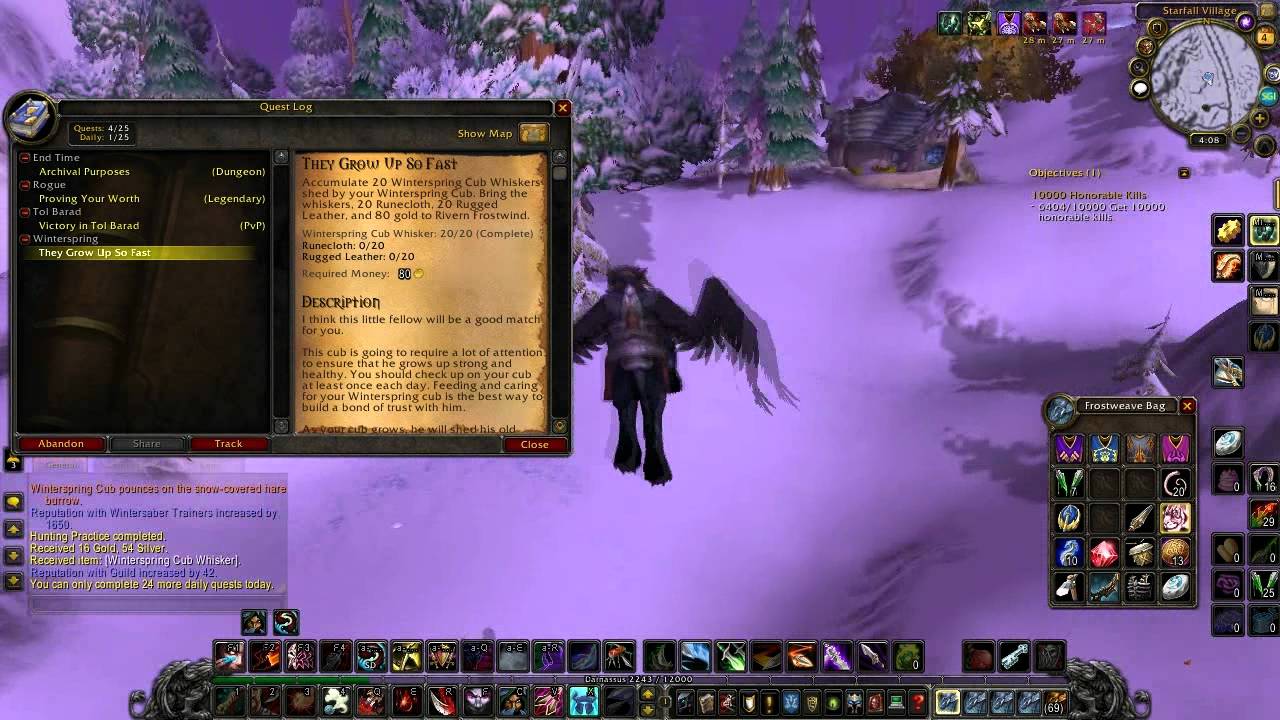 Winterspring Tiger Guide and Mount Show Off ★ - YouTube