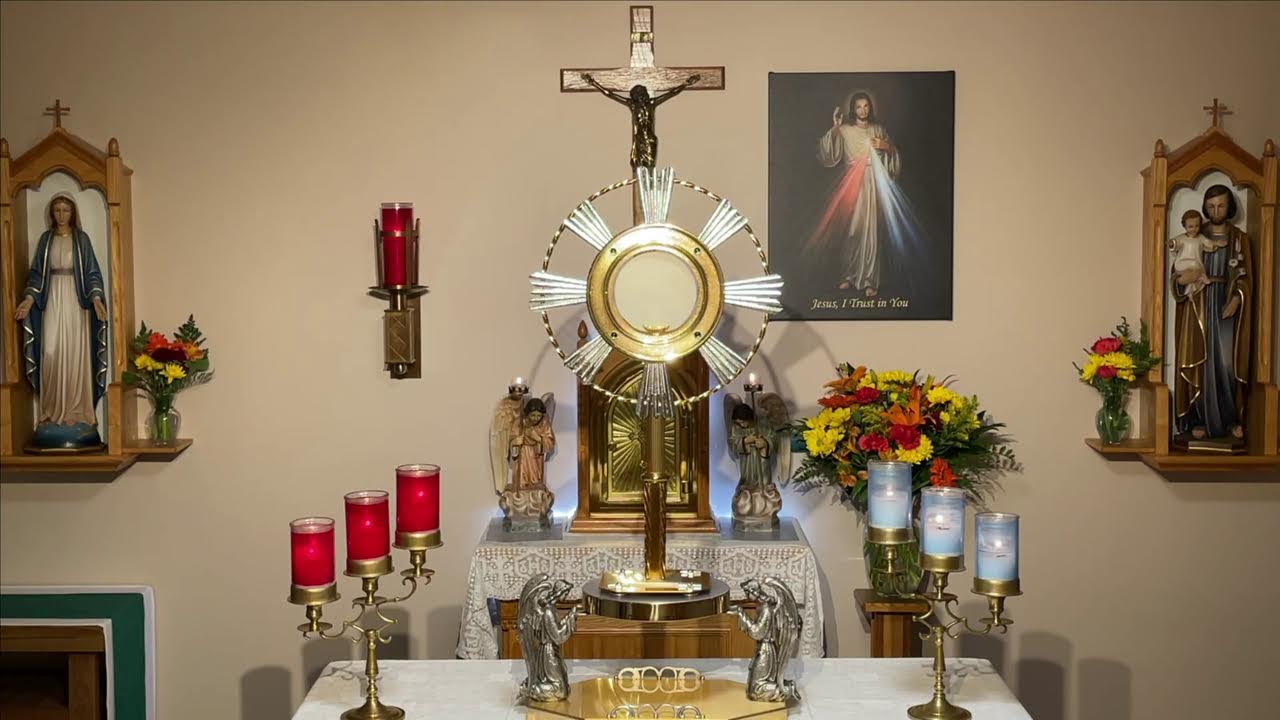 LIVE Eucharistic Adoration - Sisters of Divine Mercy - YouTube