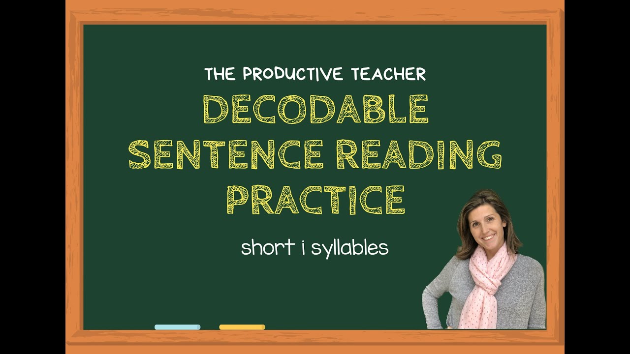Reading Practice: Short I Decodable Sentences - YouTube