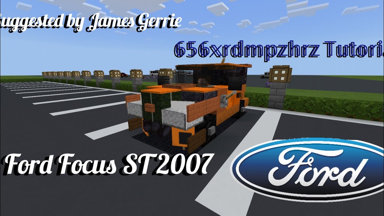Minecraft: Ford Focus ST 2007 Tutorial - YouTube